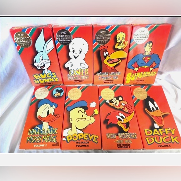 Cameras, Photo & Video | Vintage Cartoon Classics Vhs Collection | Poshmark
